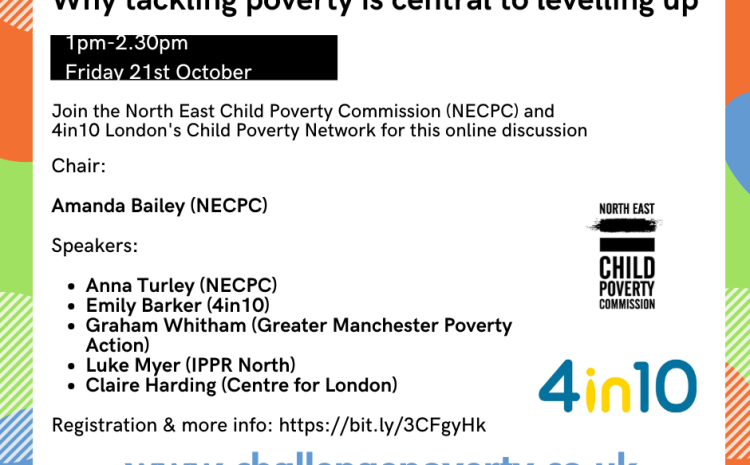 Why tackling poverty is central to levelling up – Challenge Poverty Week